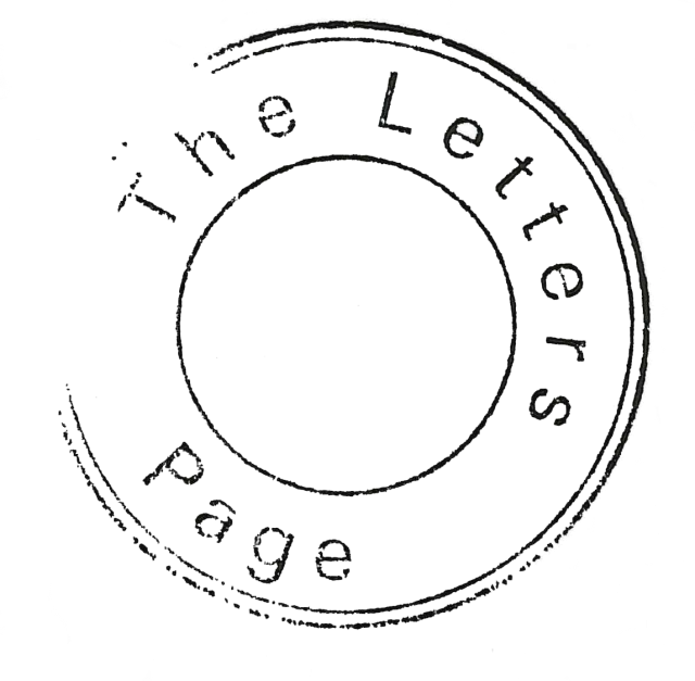 The Letters Page, Vol 5, #4: Dear Comrade Ma and Ba